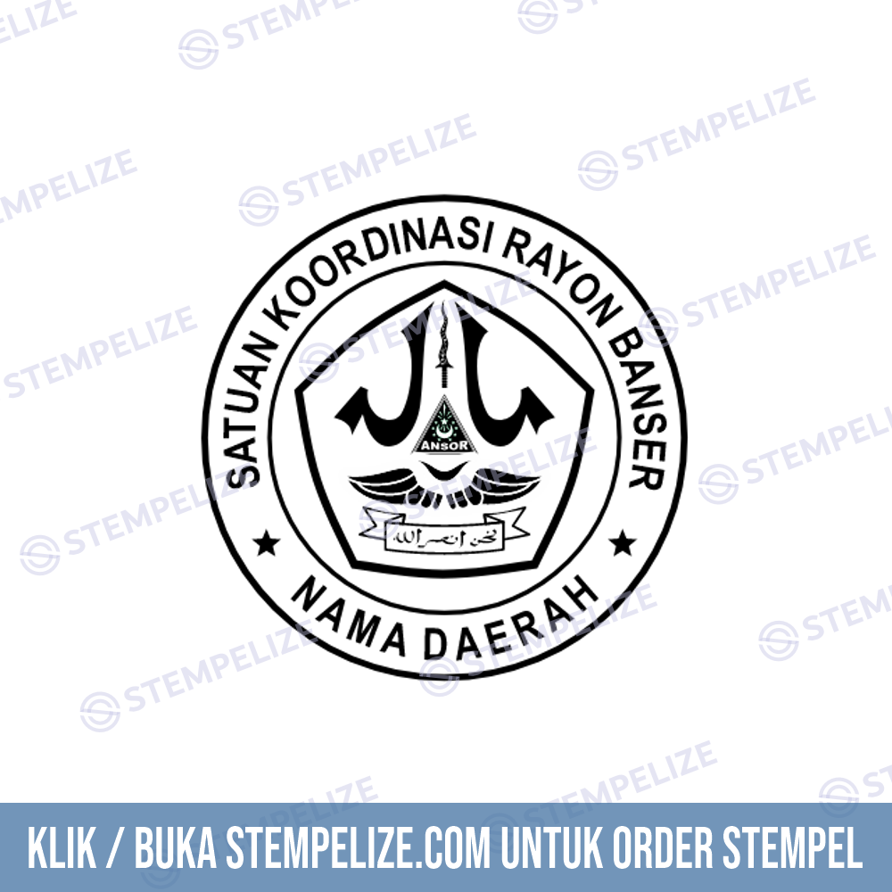 Contoh Stempel Banser