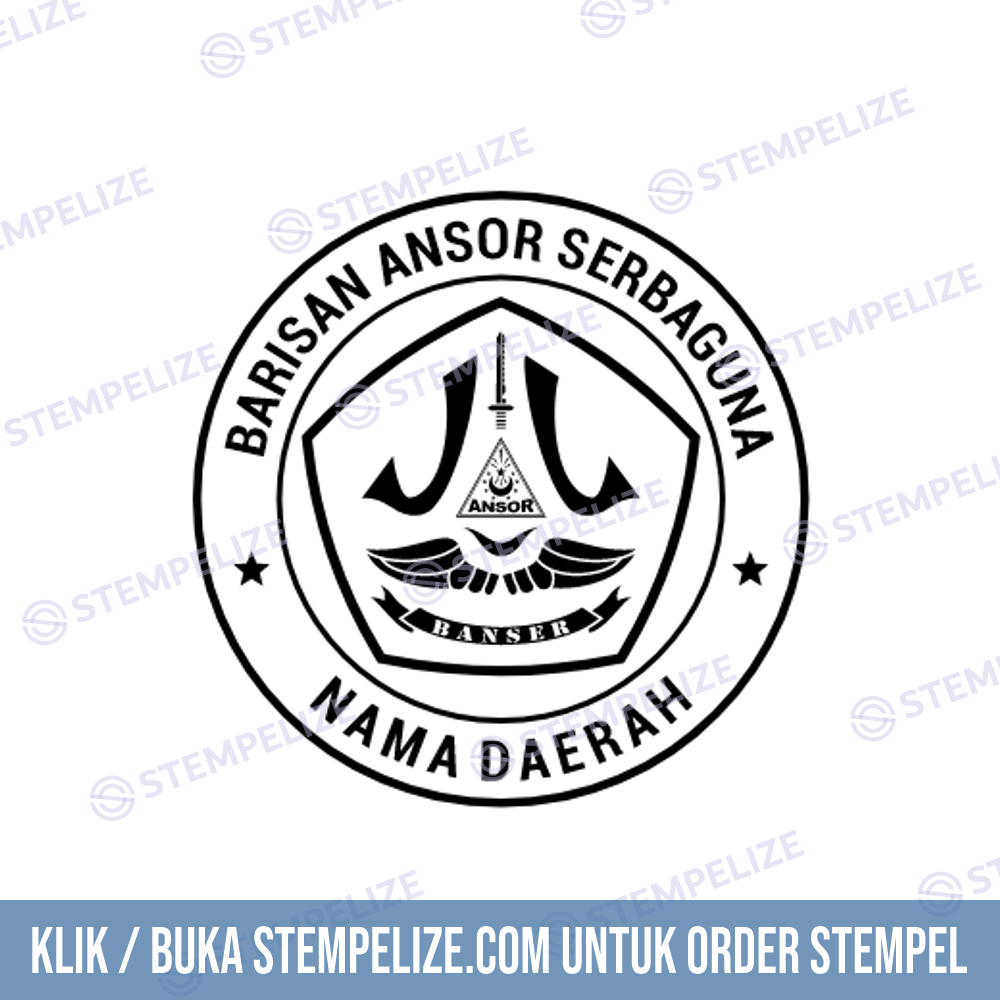 Contoh Stempel Banser