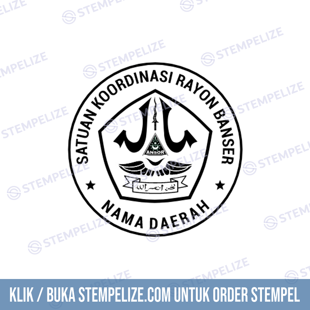 Contoh Stempel Banser