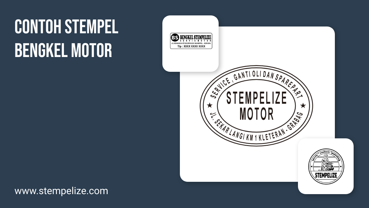 Contoh Stempel Bengkel Motor