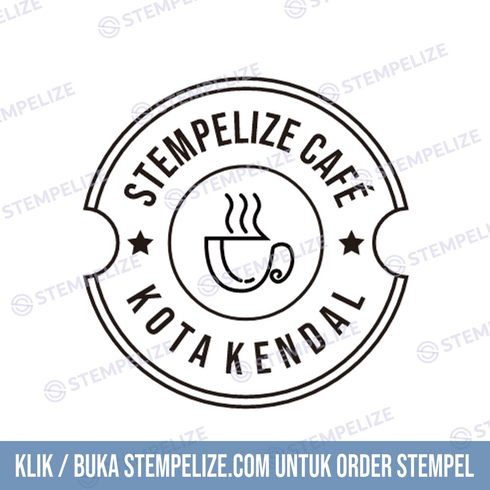 Contoh Stempel Cafe