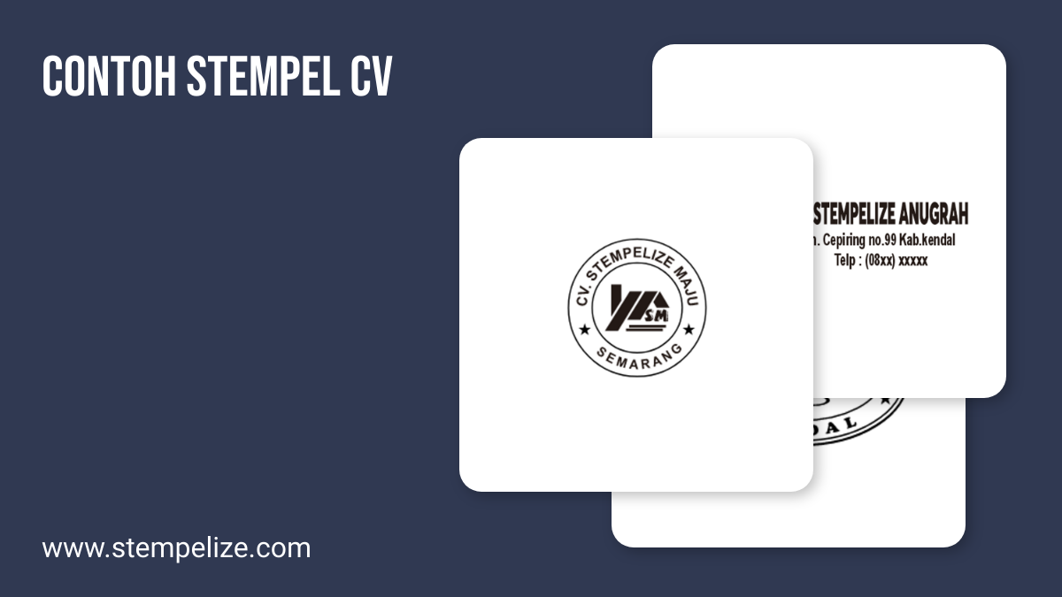 Contoh Stempel CV