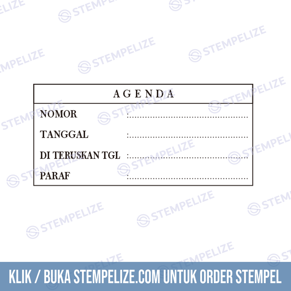 Contoh Stempel Disposisi