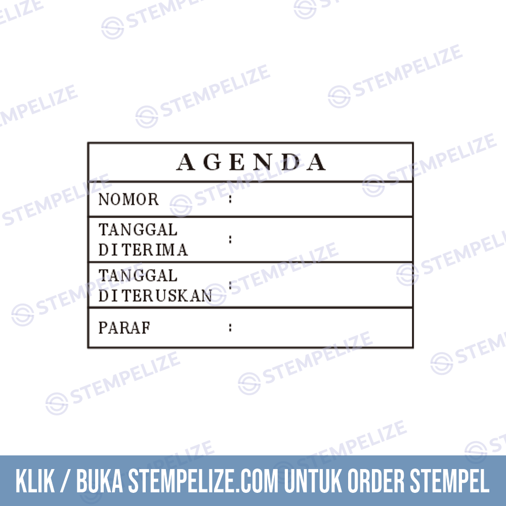 Contoh Stempel Disposisi