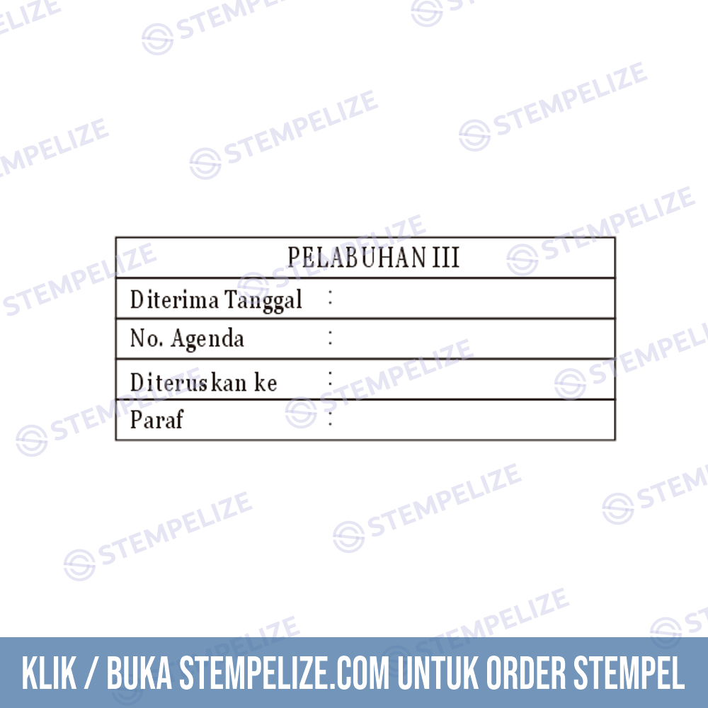 Contoh Stempel Disposisi