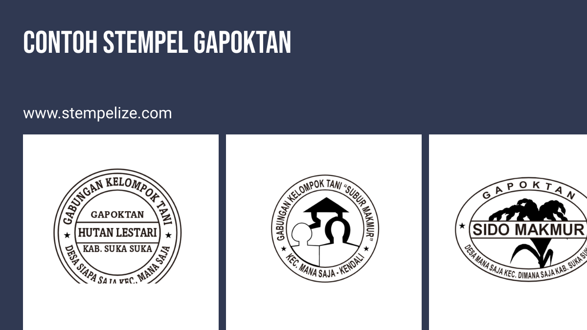 Contoh Stempel Gapoktan