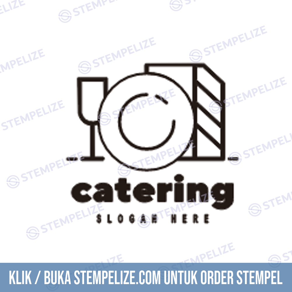 Contoh Stempel Katering / Catering / Snack / Nasi Kotak