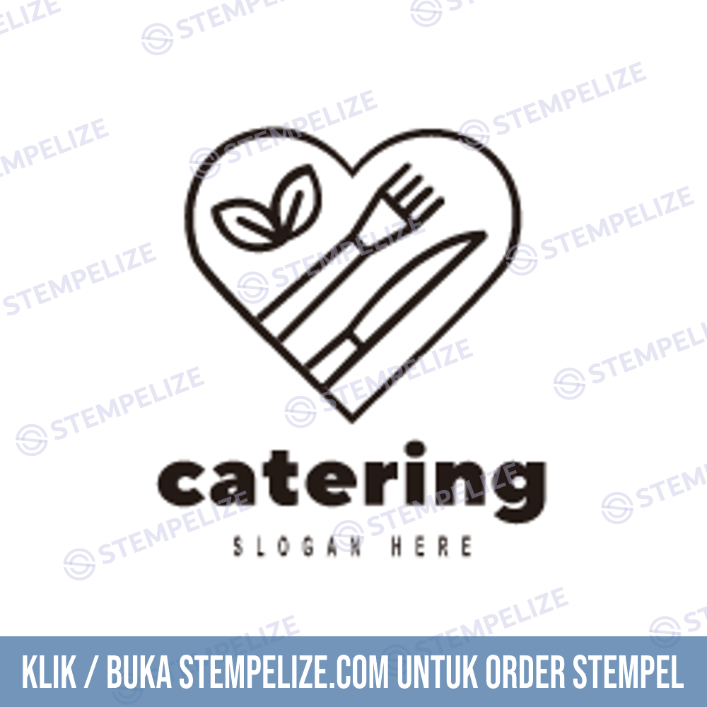 Contoh Stempel Katering / Catering / Snack / Nasi Kotak