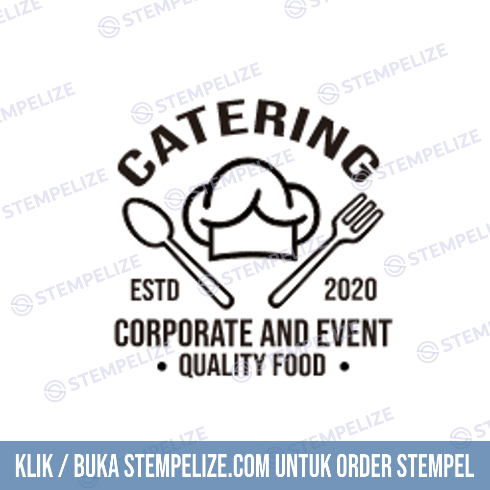 Contoh Stempel Katering / Catering / Snack / Nasi Kotak