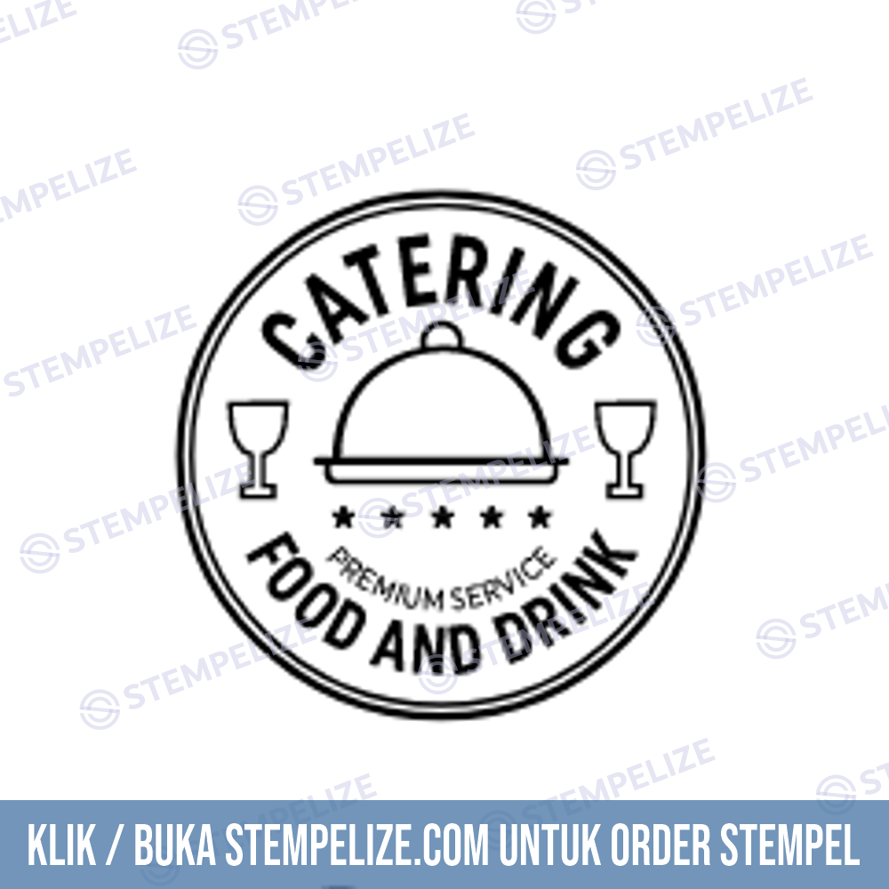 Contoh Stempel Katering / Catering / Snack / Nasi Kotak