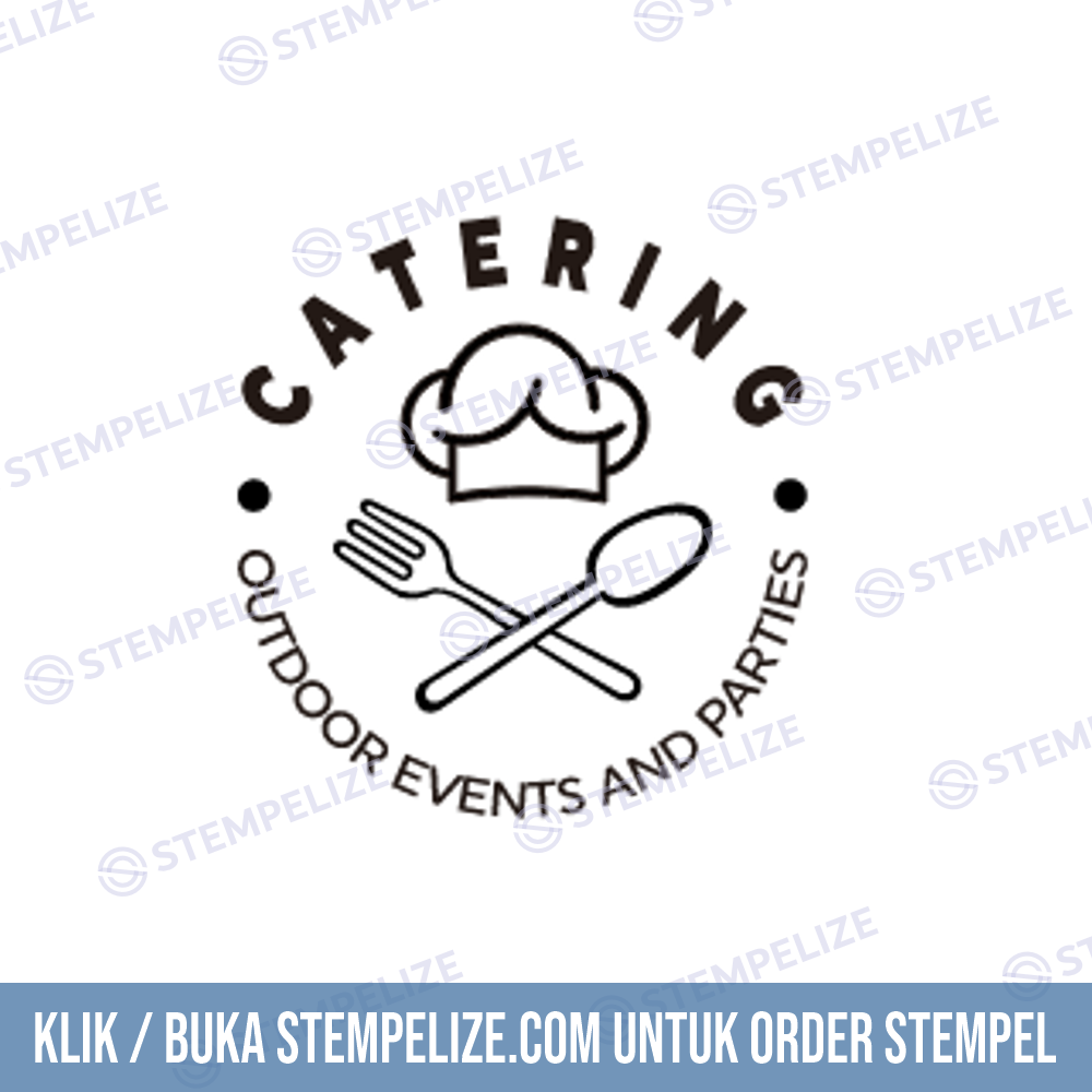 Contoh Stempel Katering / Catering / Snack / Nasi Kotak