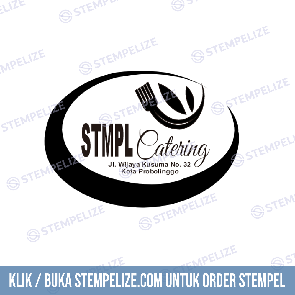 Contoh Stempel Katering / Catering / Snack / Nasi Kotak