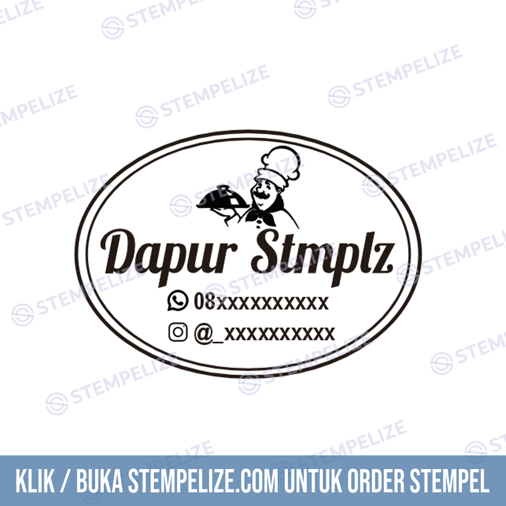 Contoh Stempel Katering / Catering / Snack / Nasi Kotak