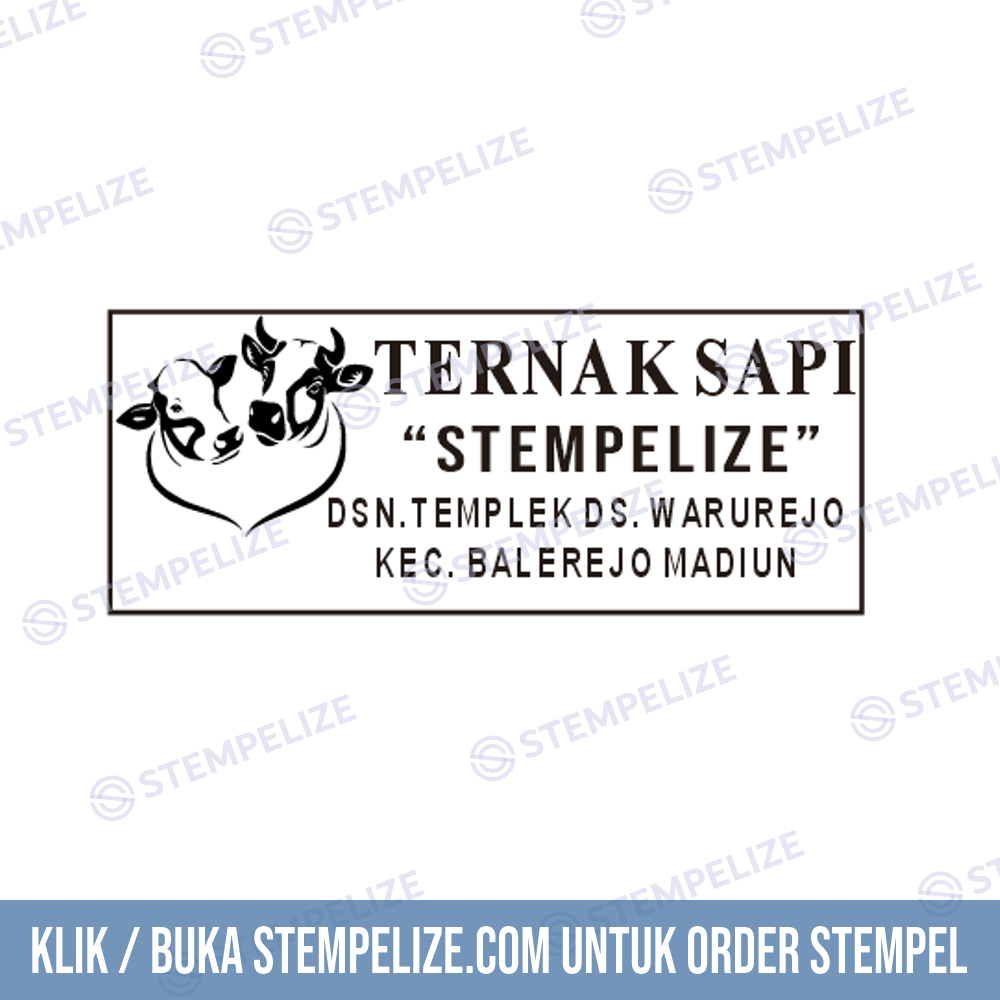 Contoh Stempel Kelompok Ternak Sapi