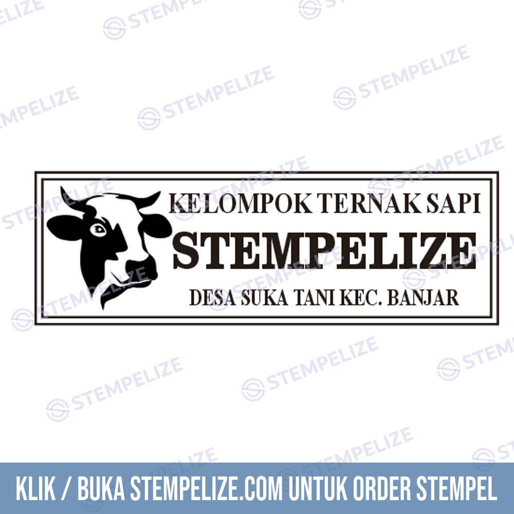 Contoh Stempel Kelompok Ternak Sapi