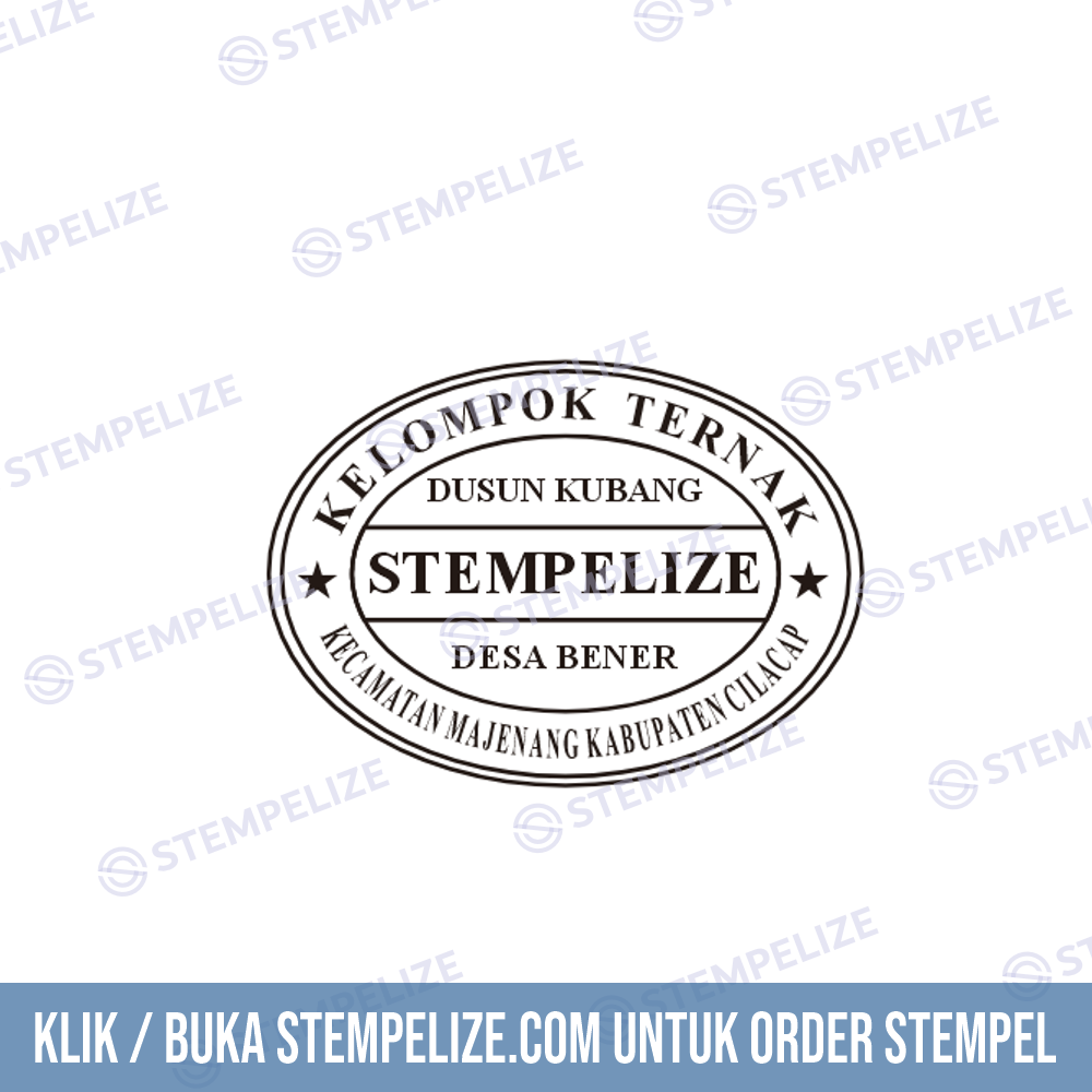 Contoh Stempel Kelompok Ternak Sapi