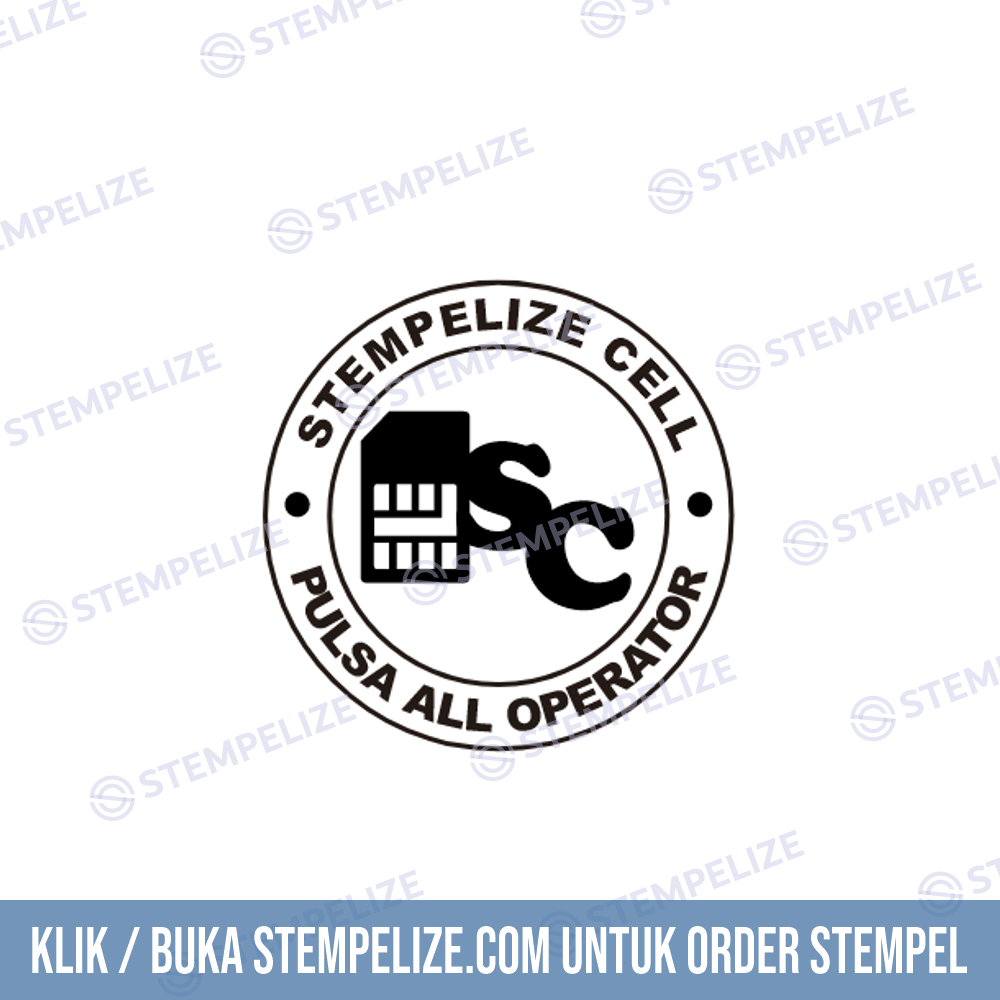 Contoh Stempel Konter Pulsa
