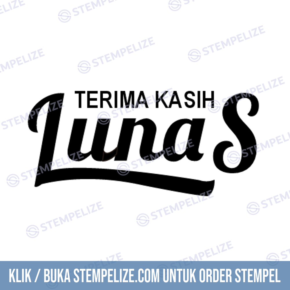 Contoh Stempel Lunas Tanggal, Toko, Dibayar, Terima Kasih [PNG/CDR]