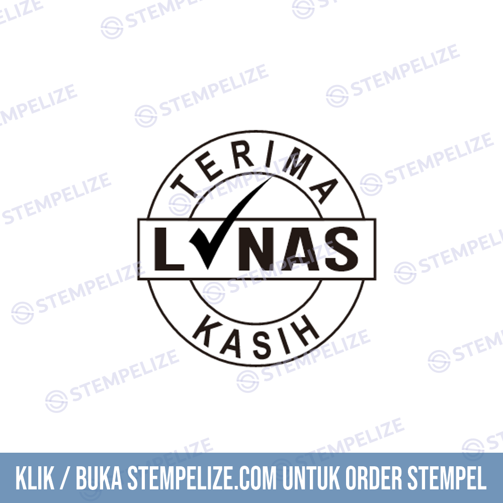 Contoh Stempel Lunas Tanggal, Toko, Dibayar, Terima Kasih [PNG/CDR]