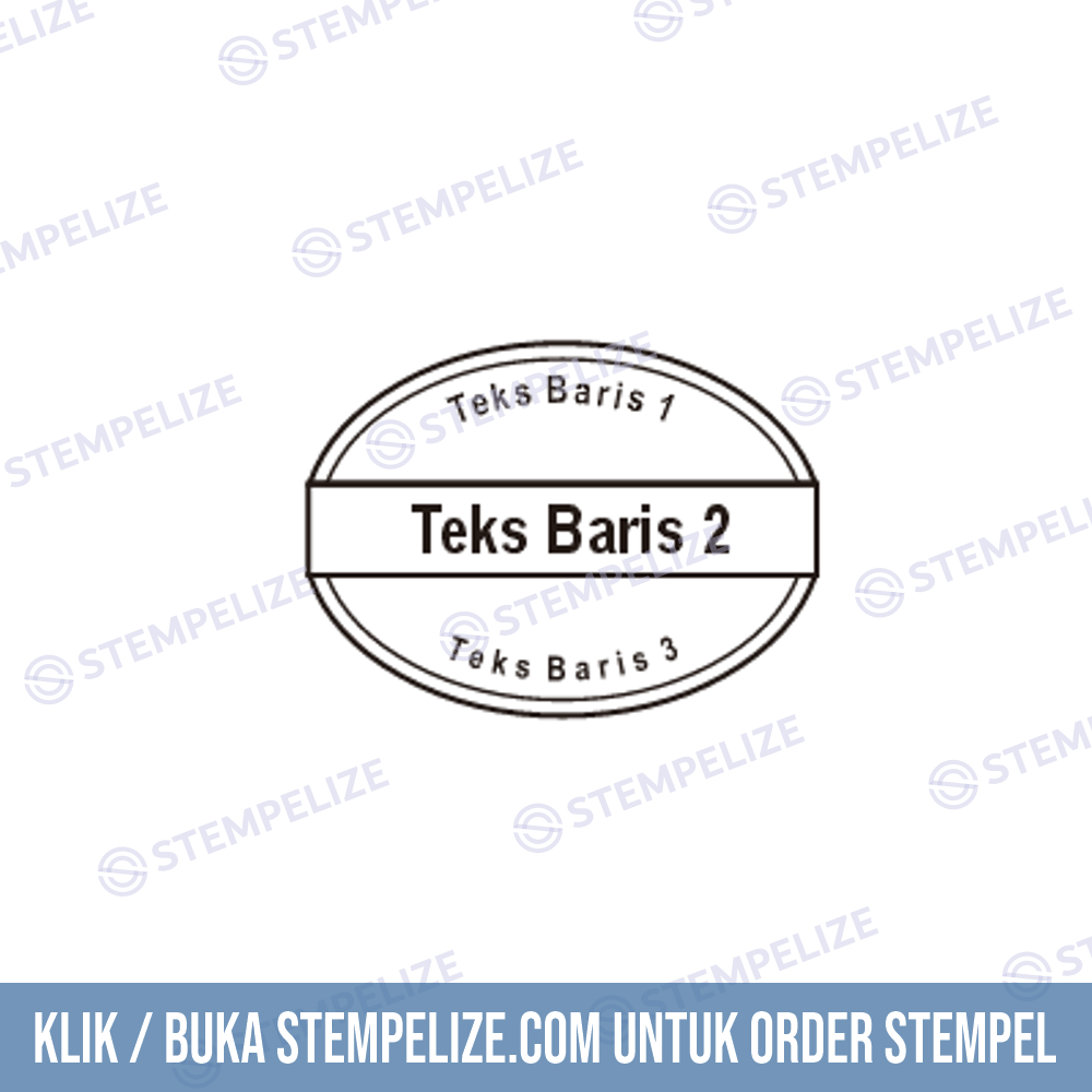 Contoh Stempel Oval