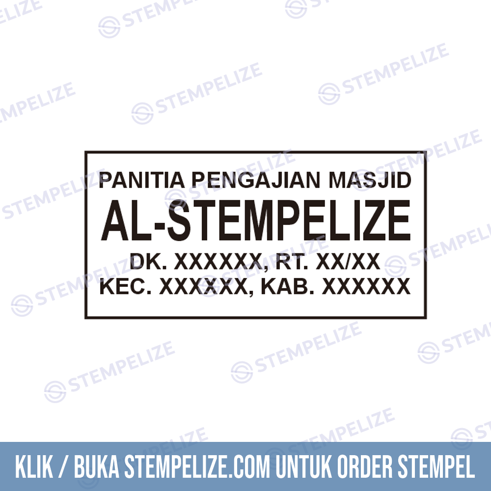 Contoh Stempel Panitia Pengajian