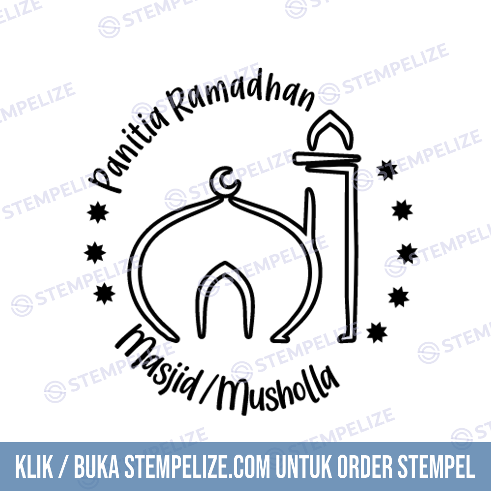 Contoh Stempel Panitia Ramadhan