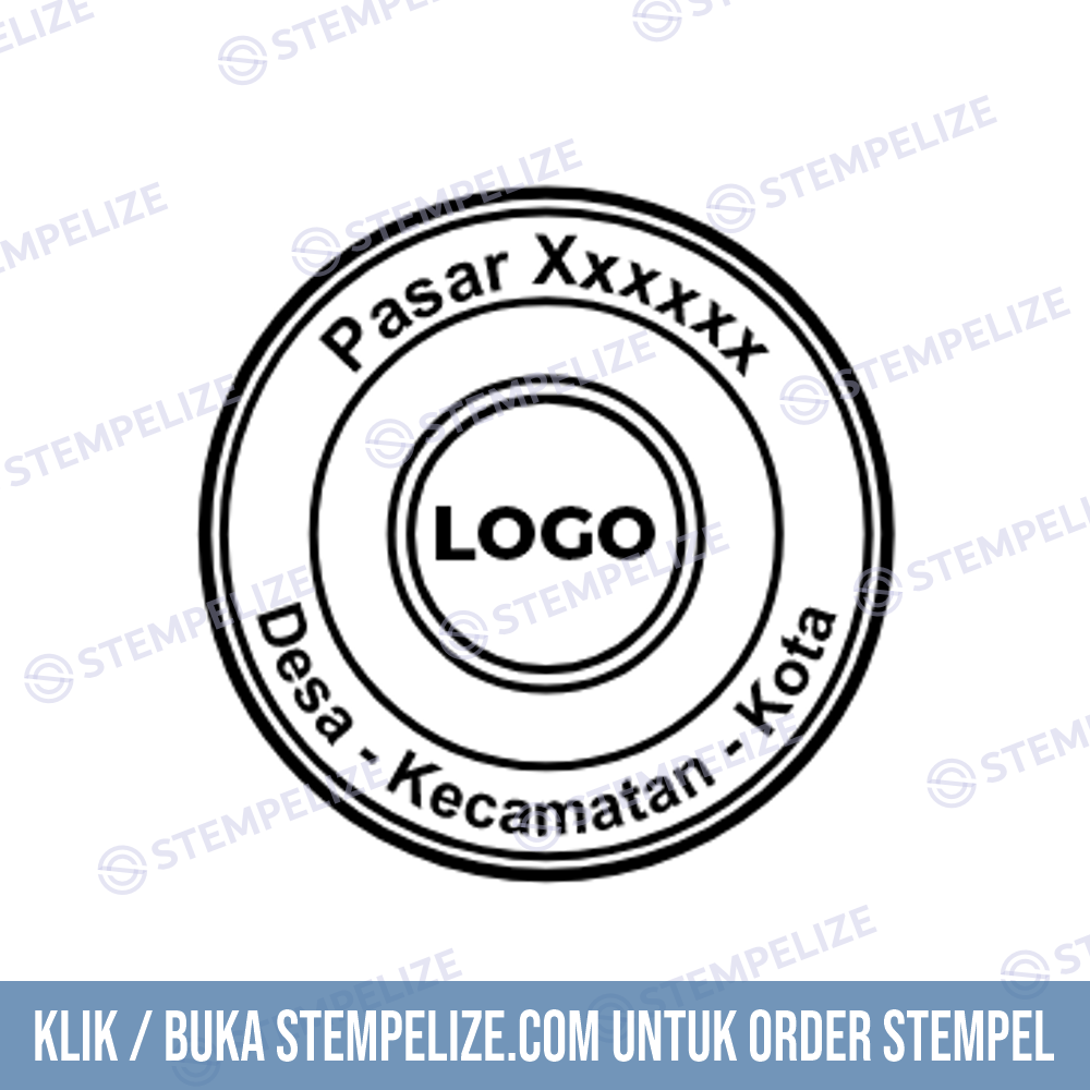 Contoh Stempel Pasar