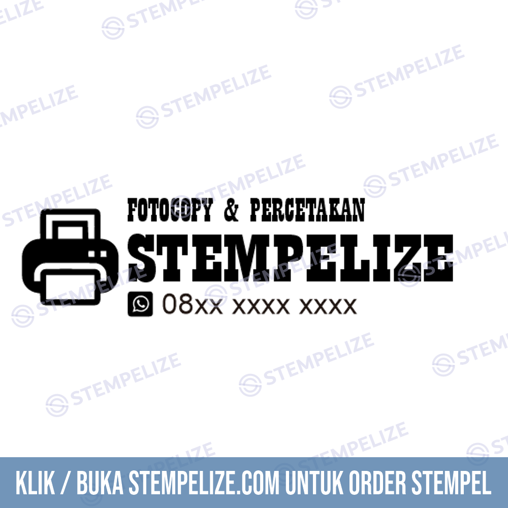Contoh Stempel Percetakan