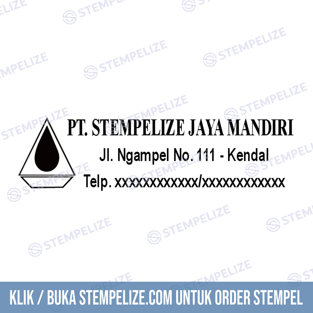 Contoh Stempel Perusahaan PT
