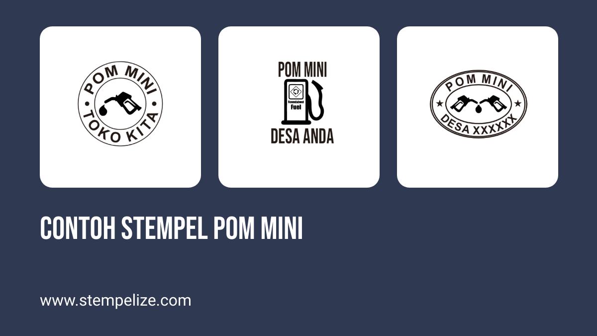 Contoh Stempel Pom Mini