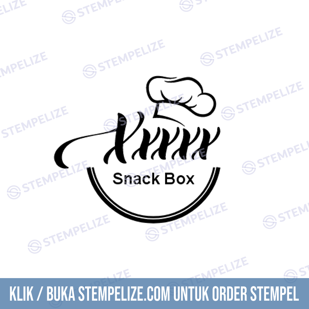 Contoh Stempel Snack Box