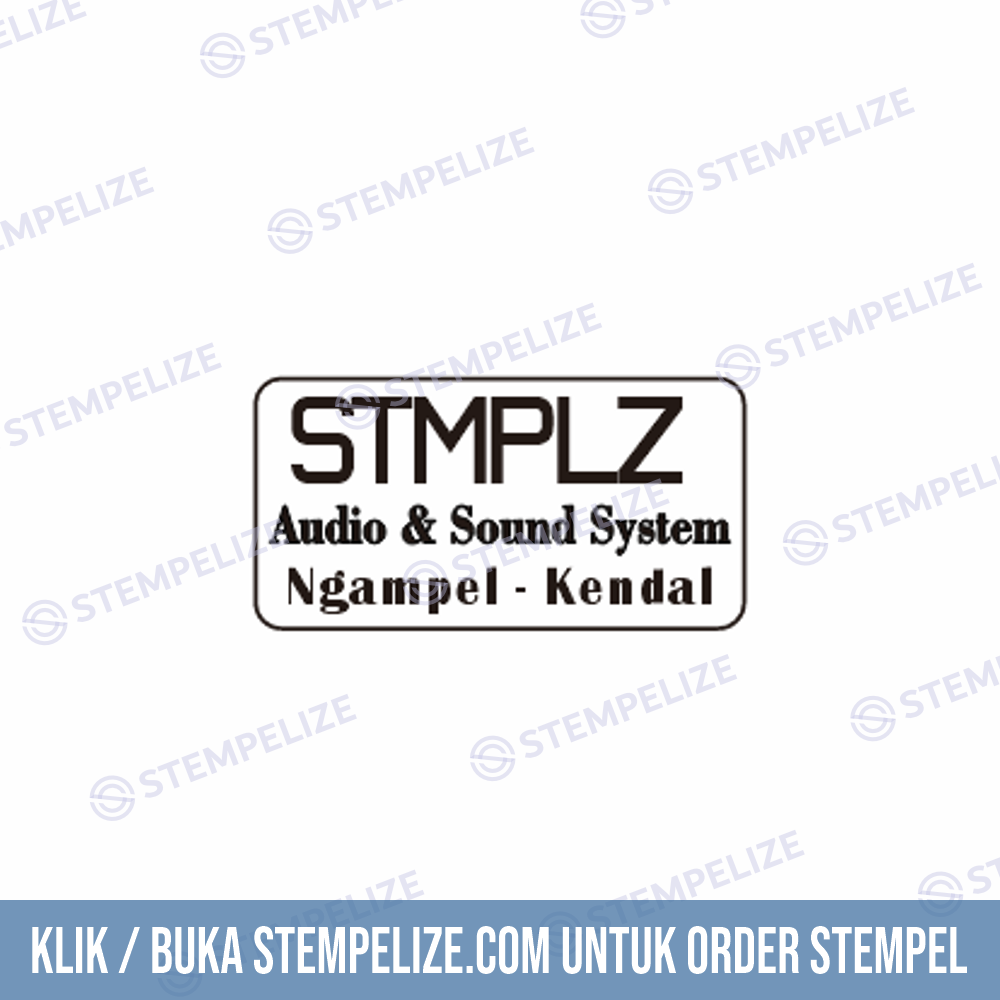 Contoh Stempel Sound System