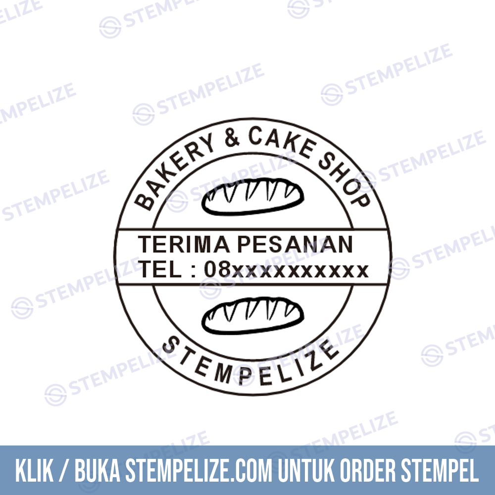Contoh Stempel Toko Kue