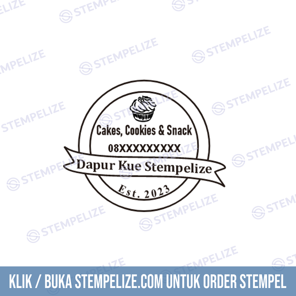 Contoh Stempel Toko Kue