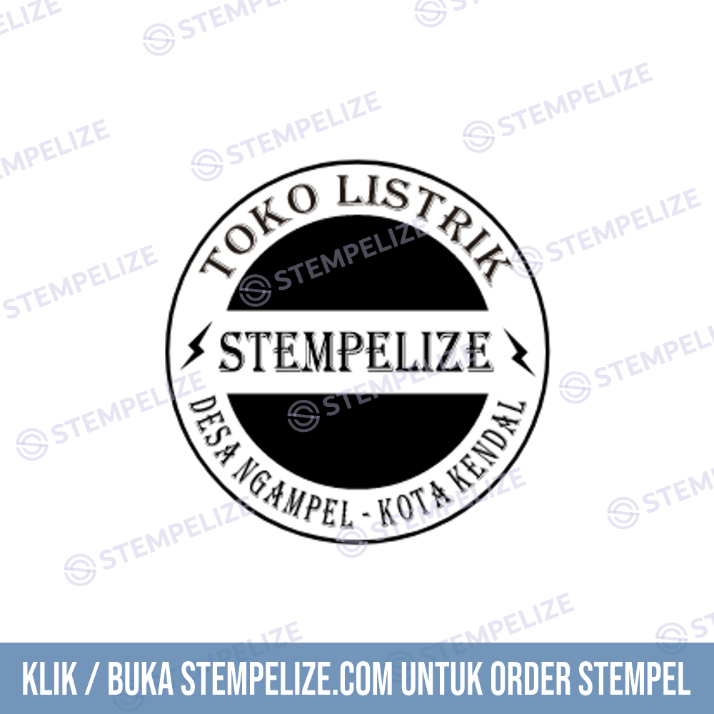 Contoh Stempel Toko Listrik