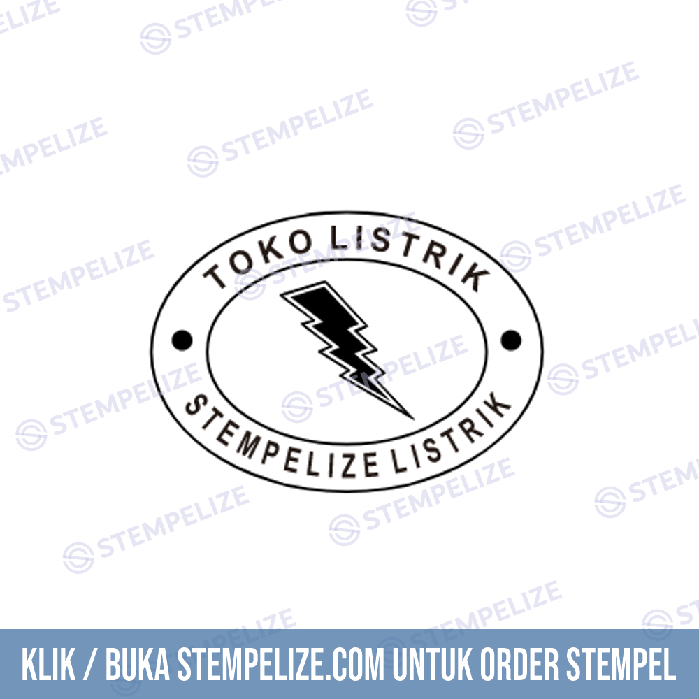 Contoh Stempel Toko Listrik