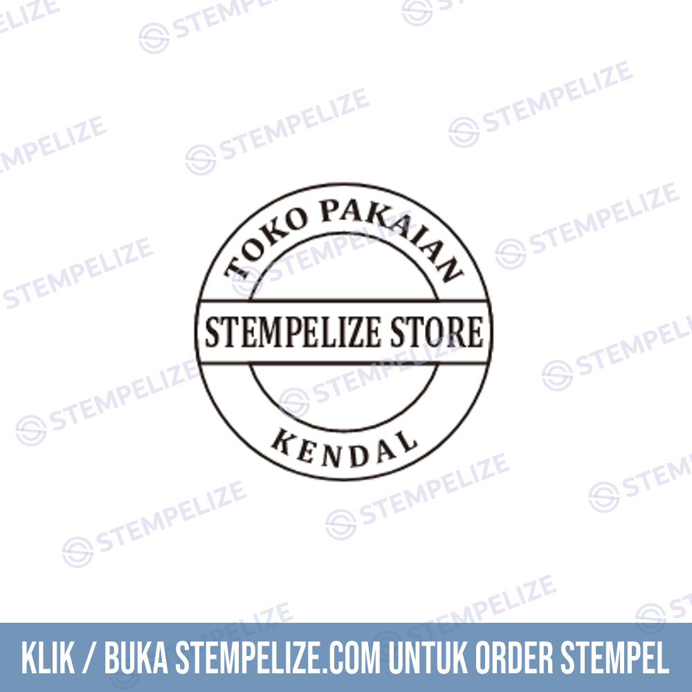 Contoh Stempel Toko Pakaian