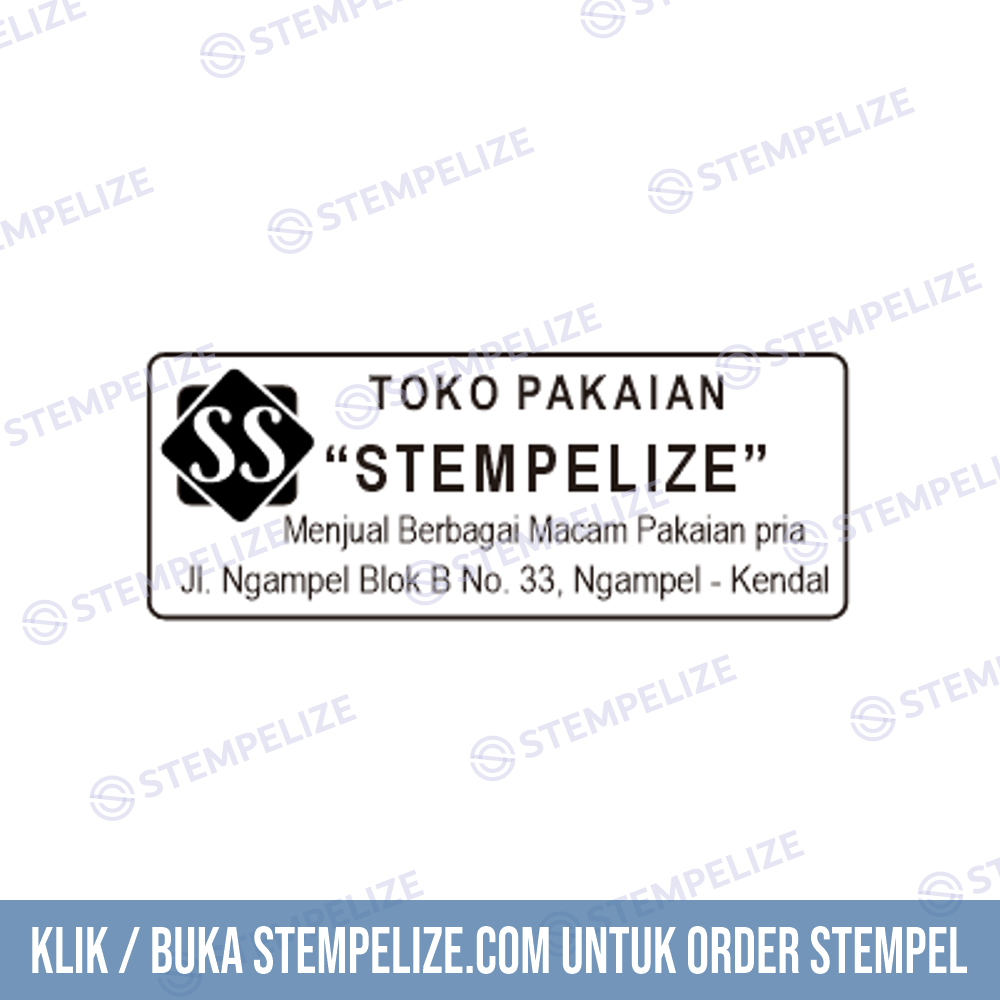 Contoh Stempel Toko Pakaian