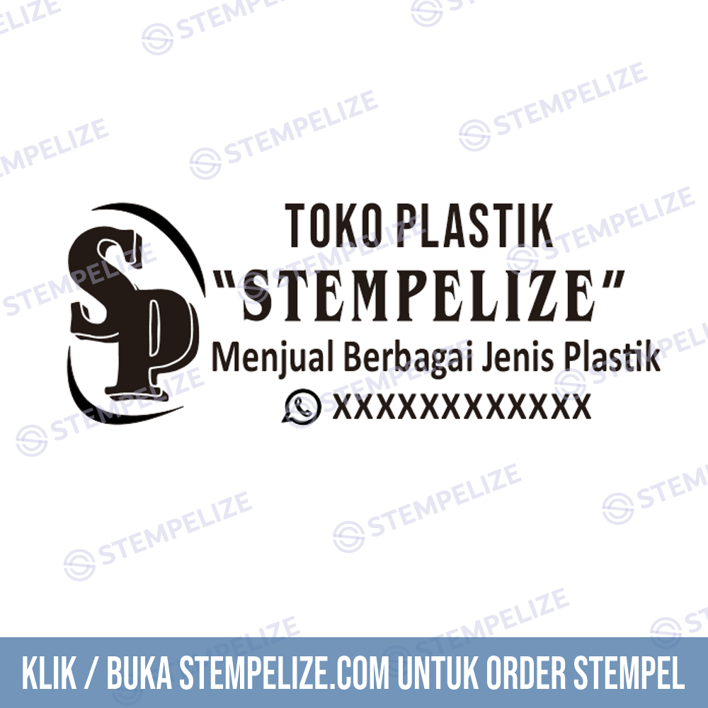 Contoh Stempel Toko Plastik
