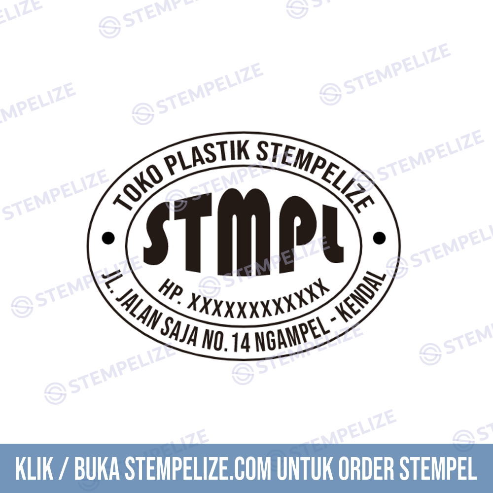 Contoh Stempel Toko Plastik