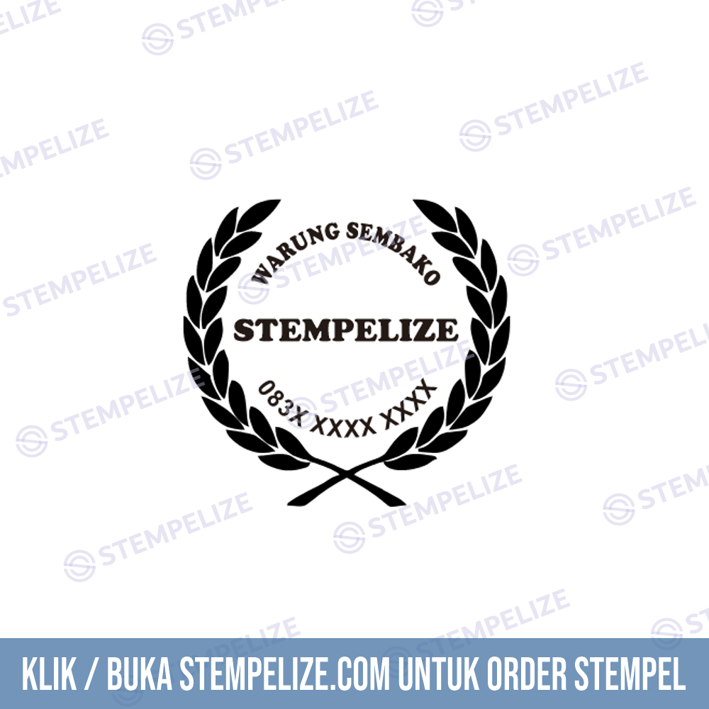 Contoh Stempel Toko Sembako / Toko Kelontong / Toko Serba Ada