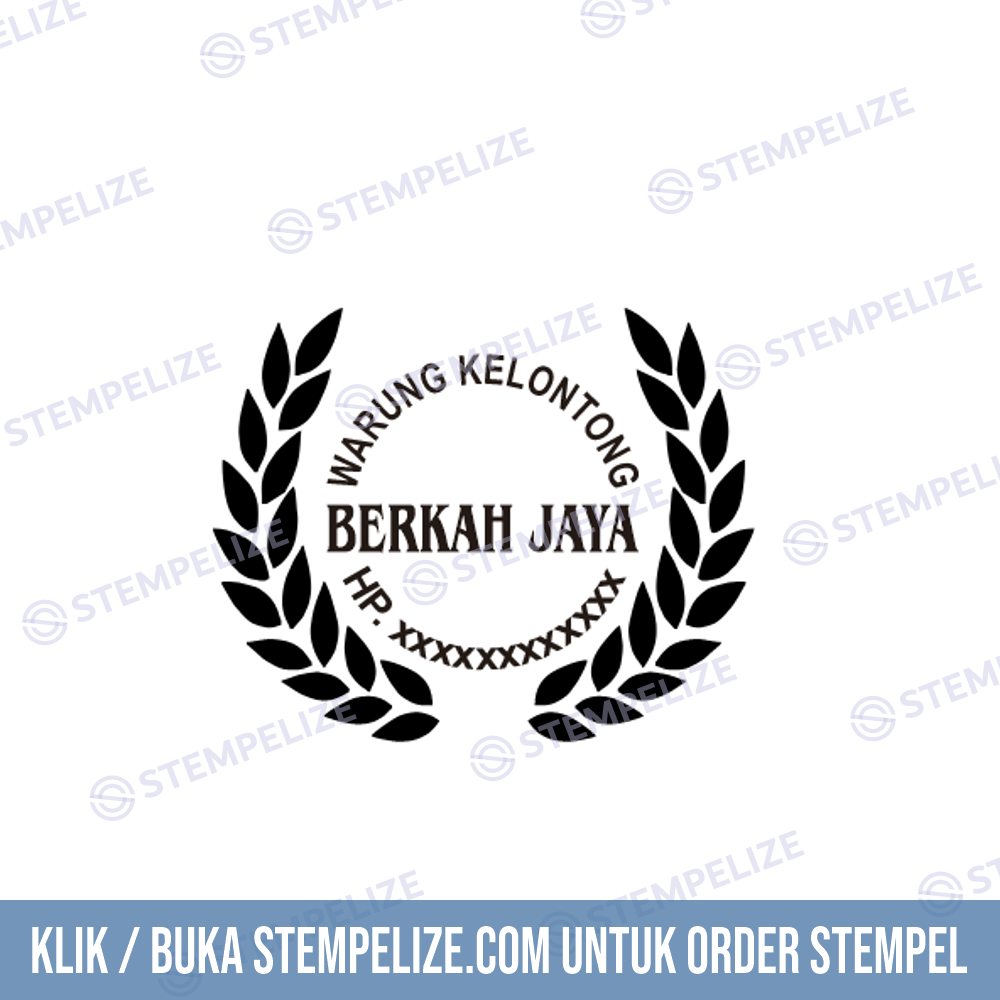 Contoh Stempel Toko Sembako / Toko Kelontong / Toko Serba Ada