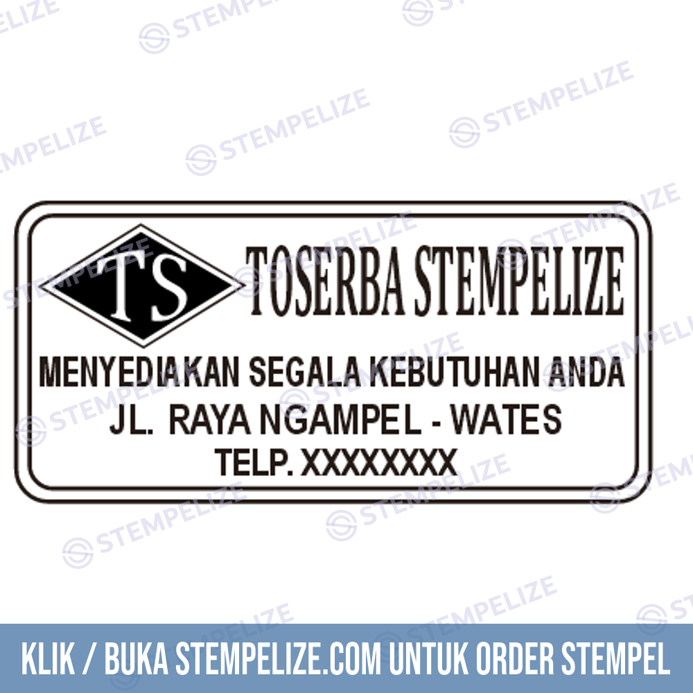 Contoh Stempel Toko Sembako / Toko Kelontong / Toko Serba Ada