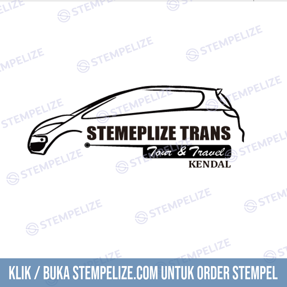 Contoh Stempel Travel