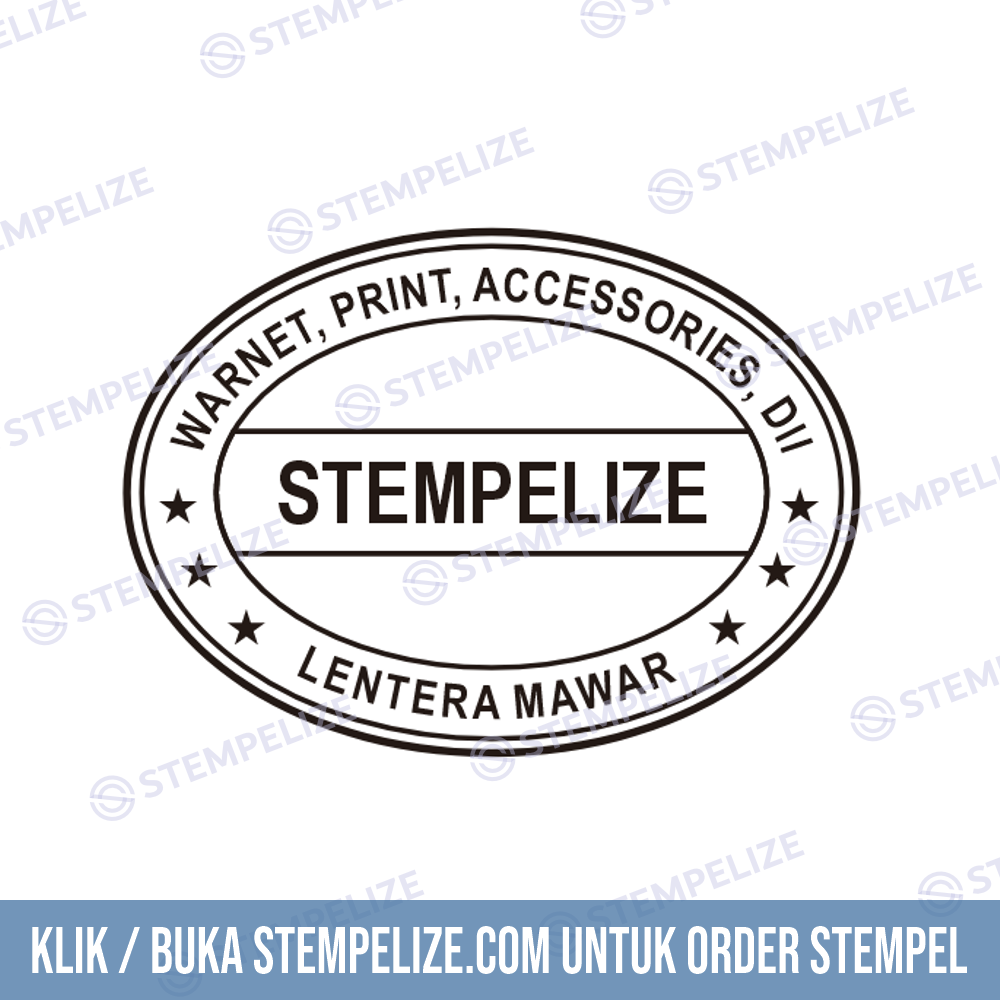 Contoh Stempel Warnet