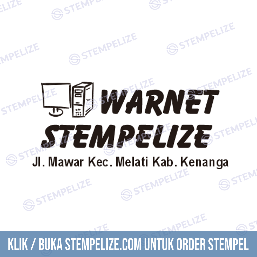 Contoh Stempel Warnet