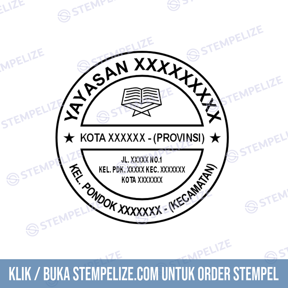Contoh Stempel Yayasan