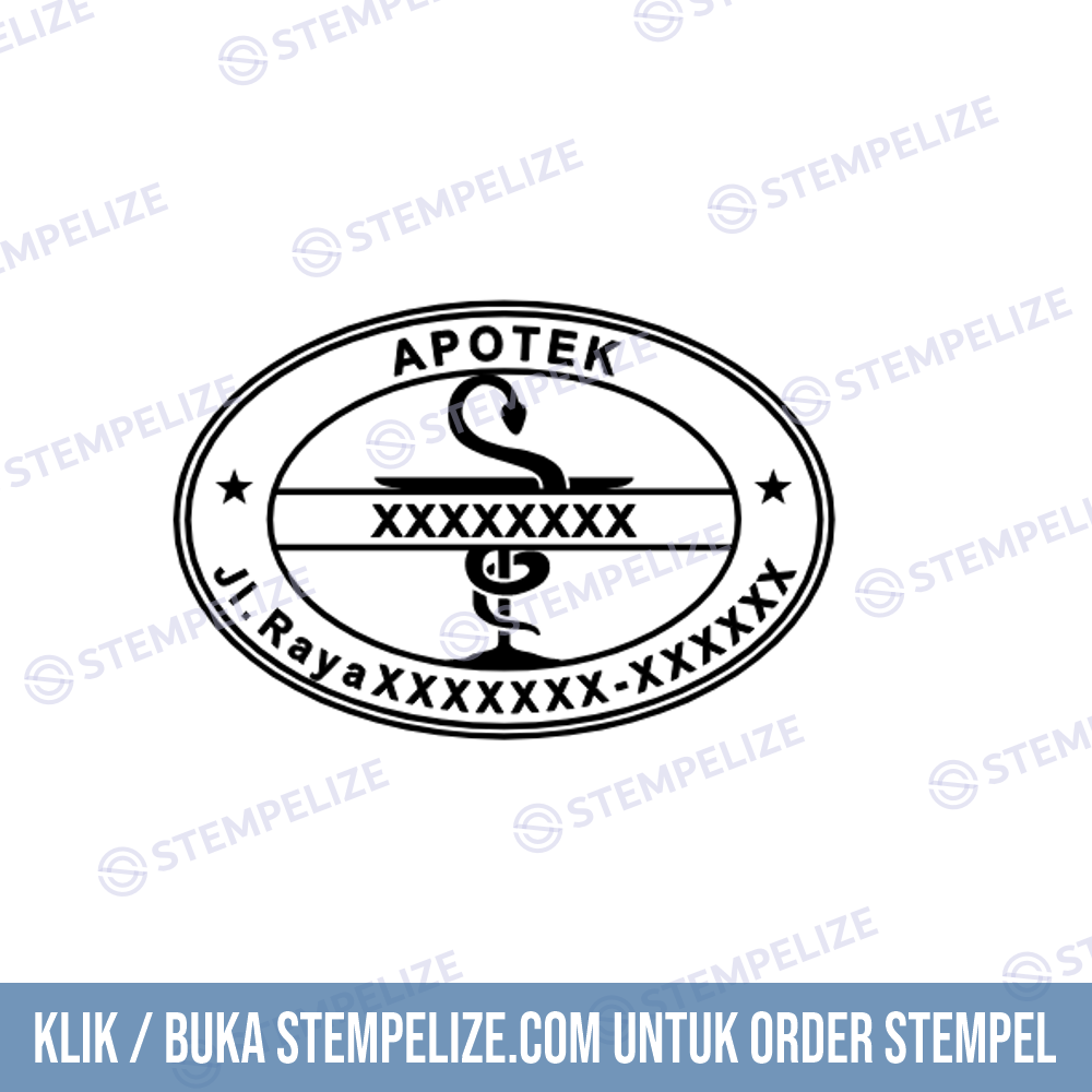 Contoh Stempel Apotek
