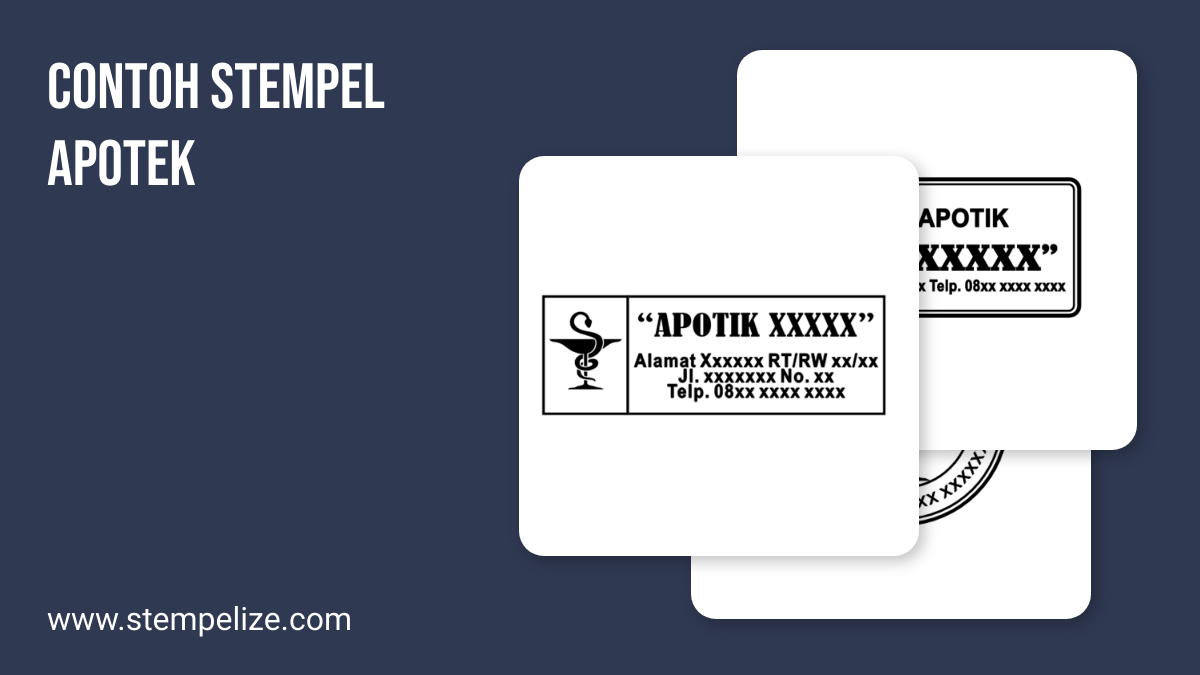 Contoh Stempel Apotek