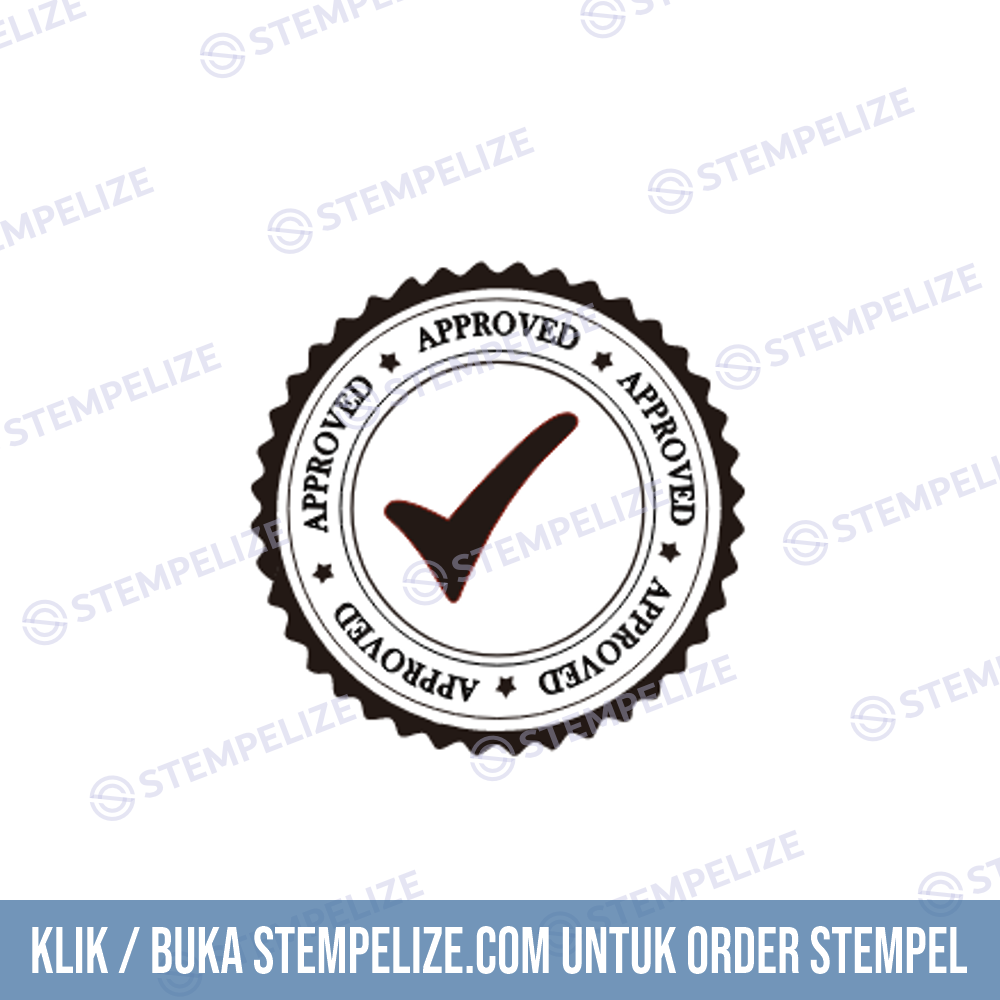 Contoh Stempel Approved